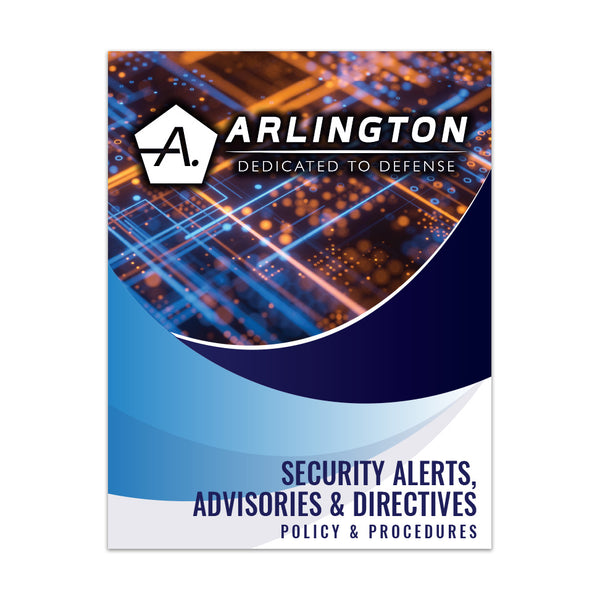 NIST 800-53, Rev. 5 Security Alerts, Advisories, Directives Policy (SI ...
